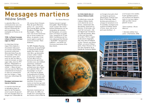 (PDF) Messages martiens (Martian messages)