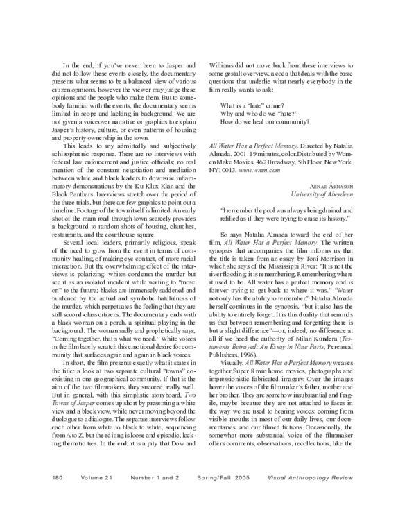 (PDF) All Water Has a Perfect Memory