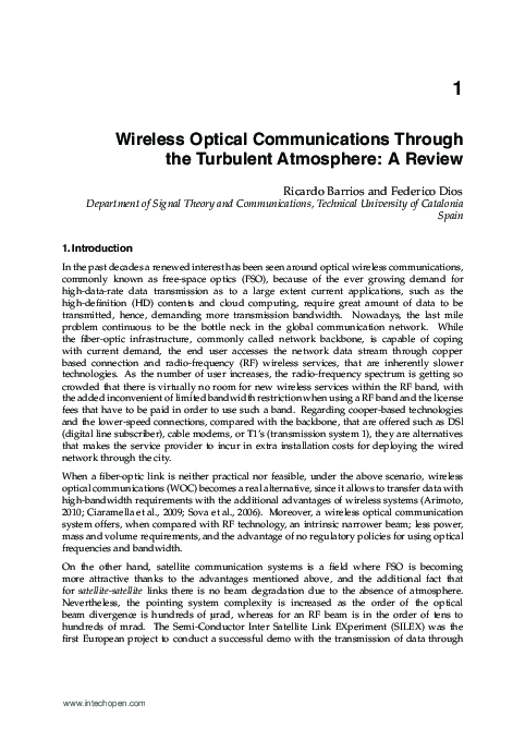 (PDF) Optical Communications Systems