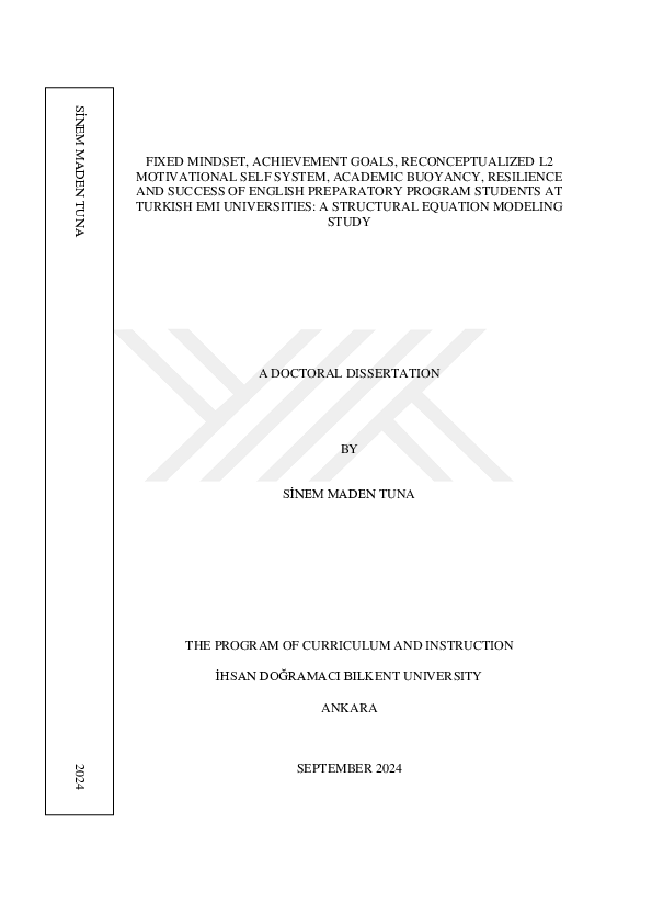 (PDF) Fixed mindset, achievement goals, reconceptualized l2 ...