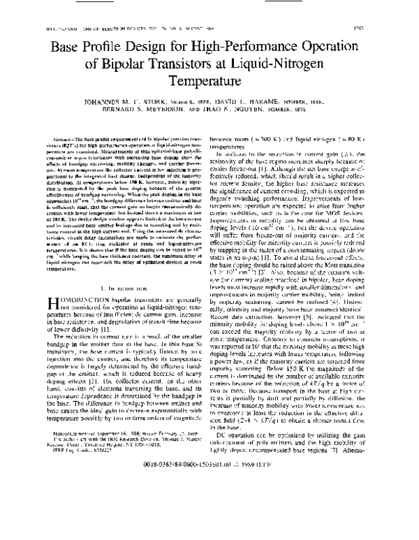 (PDF) Base profile design for high-performance operation of bipolar ...