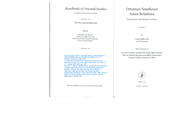 (PDF) The language of letters: Southeast Asian understandings of ...