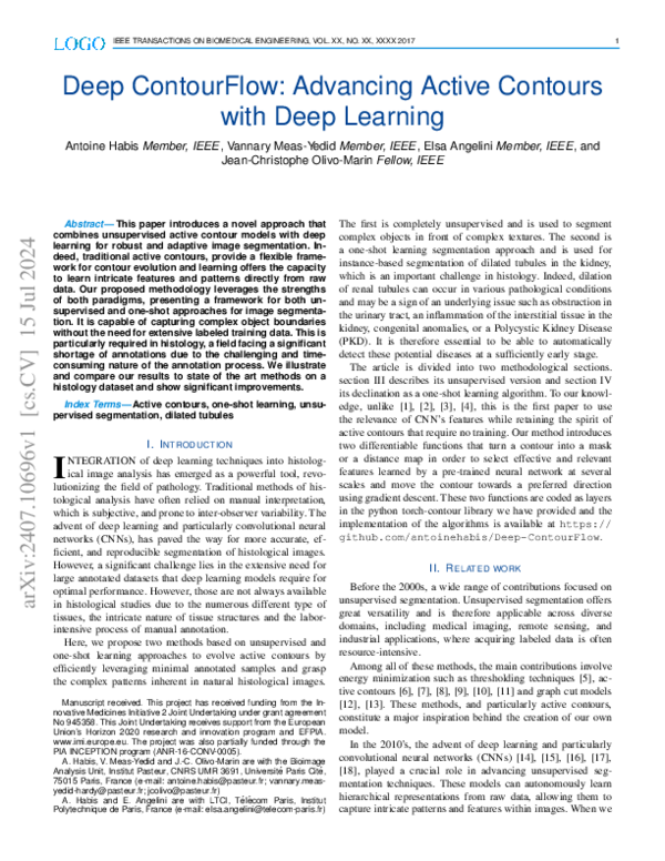 (PDF) Deep ContourFlow: Advancing Active Contours with Deep Learning