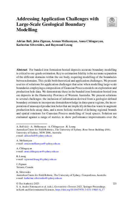 (PDF) Addressing Application Challenges with Large-Scale Geological ...