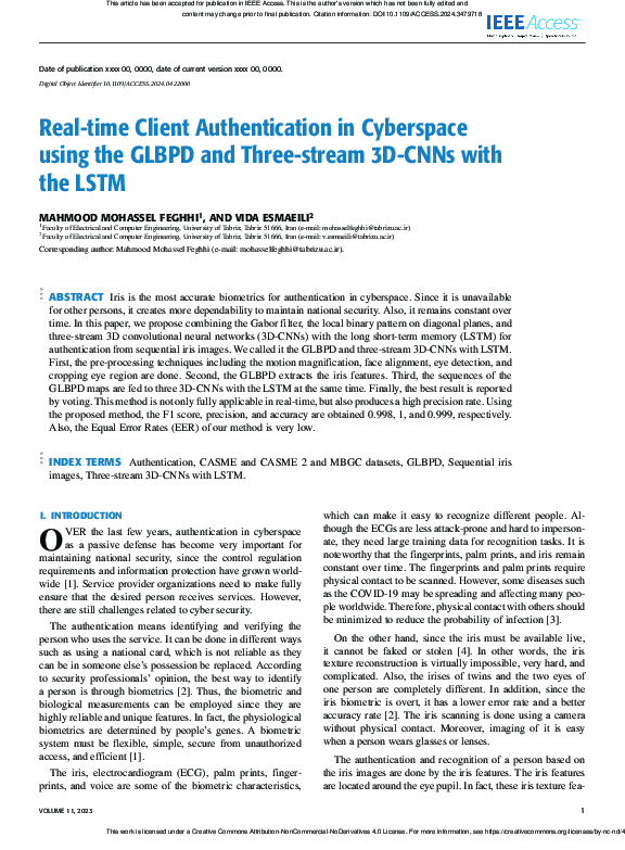 (PDF) Real-time Client Authentication in Cyberspace using the GLBPD and ...
