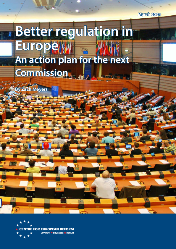 (PDF) Better Regulation in Europe: An Action Plan for the Next Commission