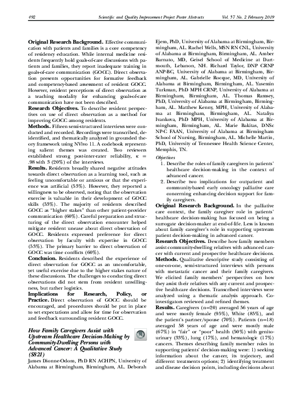 (PDF) How family caregivers assist with upstream health care decision ...
