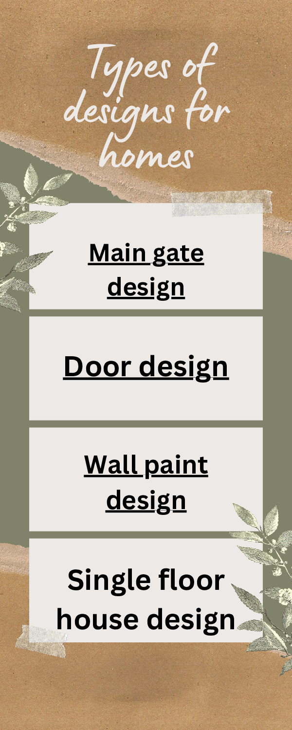 (PDF) Types of designs for homes (1)