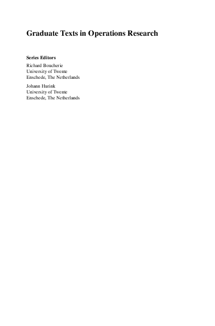 Pdf Convex Analysis For Optimization