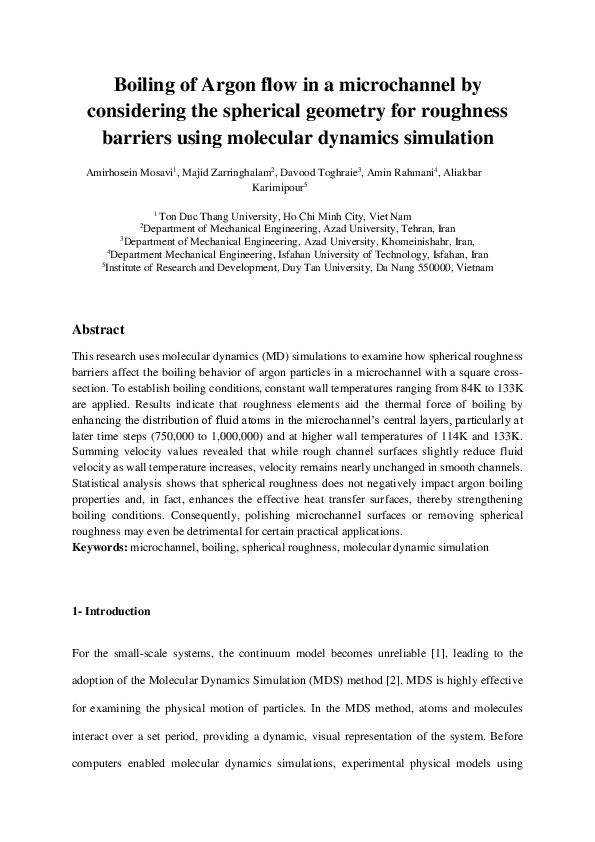 (PDF) Boiling of Argon flow in a microchannel by considering the spherical geometry for ...