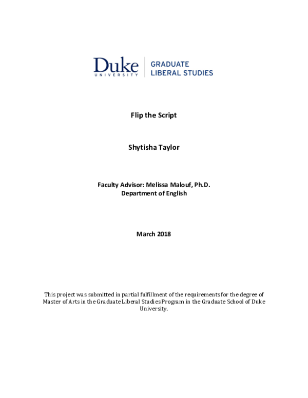 (PDF) Flip the Script