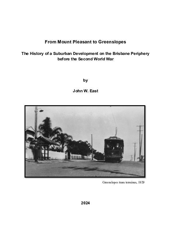 (PDF) From Mount Pleasant to Greenslopes: The History of a Suburban ...