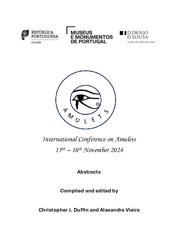 (PDF) ICA 2024 Amulets Abstracts Booklet (eds) Christopher Duffin and Alexandra Vieira