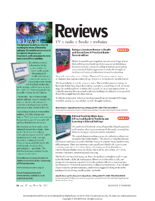 (PDF) Clinical teaching made easy : a practical guide to teaching and ...