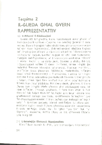 (PDF) Il-glieda ghal gvern rapprezentativ | Henry Frendo - Academia.edu