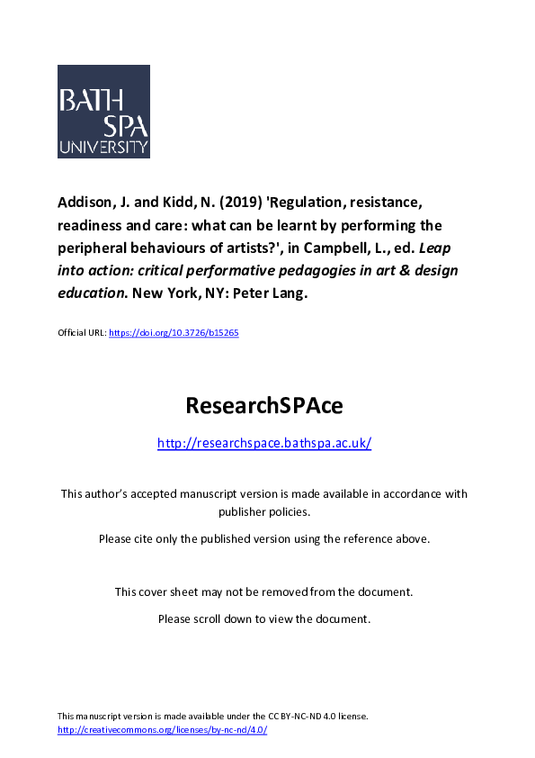 (PDF) Leap into Action