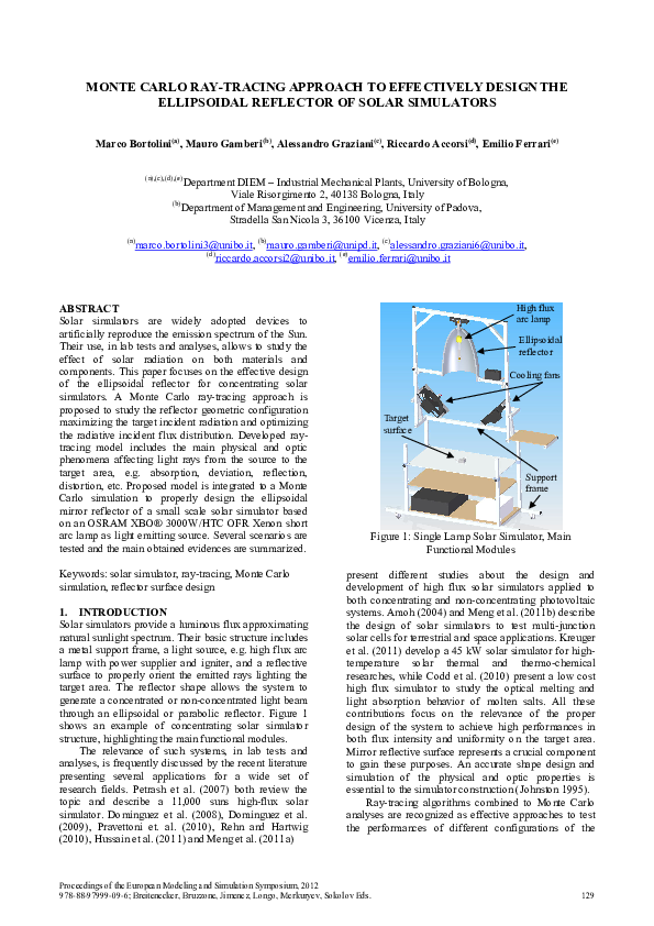 (PDF) Monte Carlo ray-tracing approach to effectively design the ...