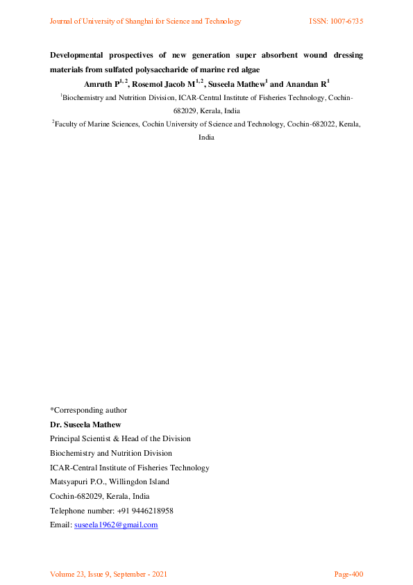 (PDF) Developmental prospectives of new generation super absorbent ...