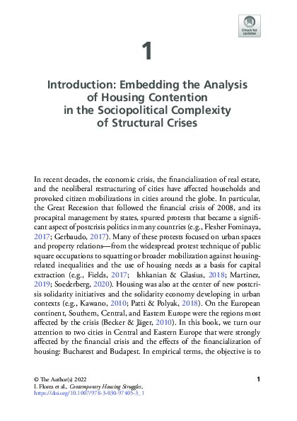 (PDF) Introduction: Embedding the Analysis of Housing Contention in the ...
