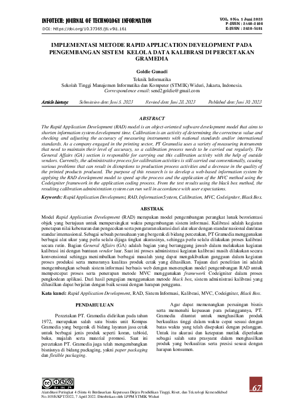 (PDF) Implementasi Metode Rapid Application Development Pada ...