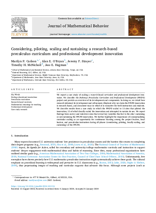 (PDF) Carlson et al. Pathways Scaling and Sustaining (2024)