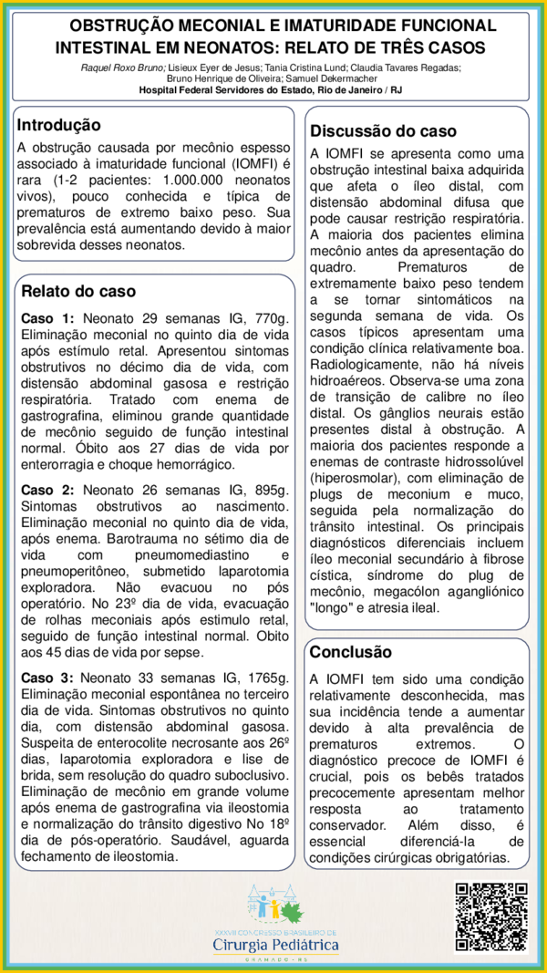 (PDF) Meconium obstruction and functional immaturity in neonates
