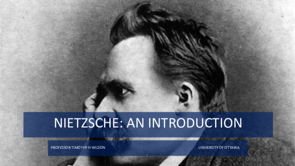 (PDF) Nietzsche: An Introduction