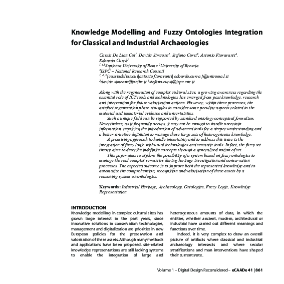 (PDF) Knowledge modelling and fuzzy ontologies integration for Classical and Industrial ...
