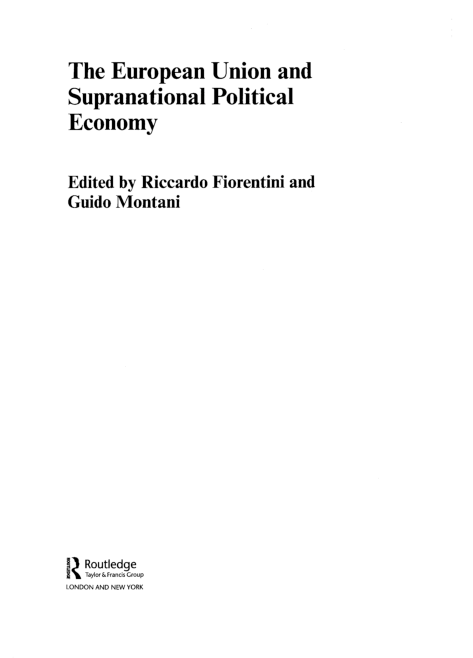 (PDF) The European Union and Supranational Political Economy