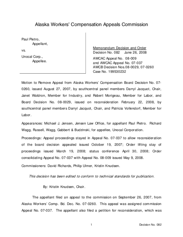 (PDF) Alaska Workers' Compensation Appeals Commission
