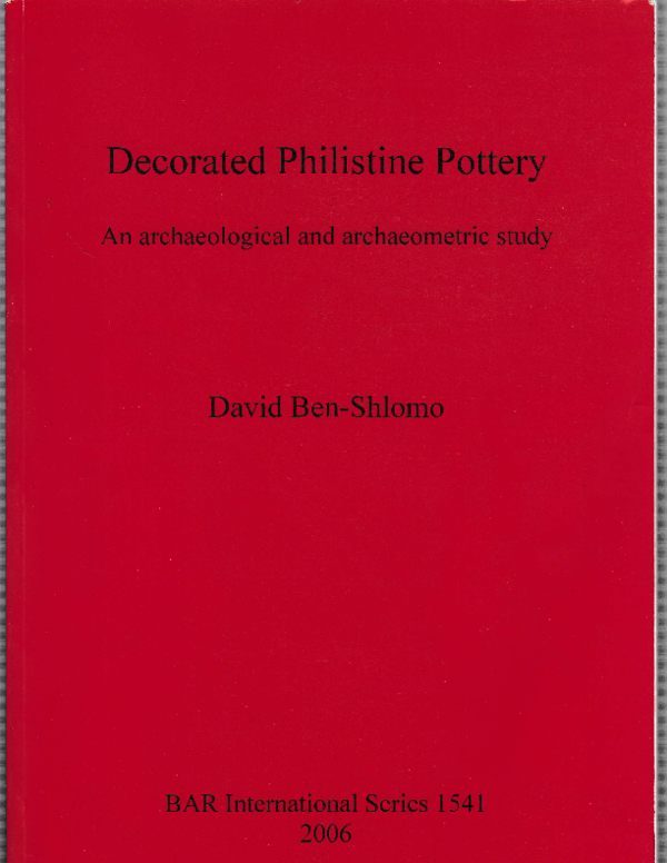 (PDF) BAR 1541 Philistine pottery