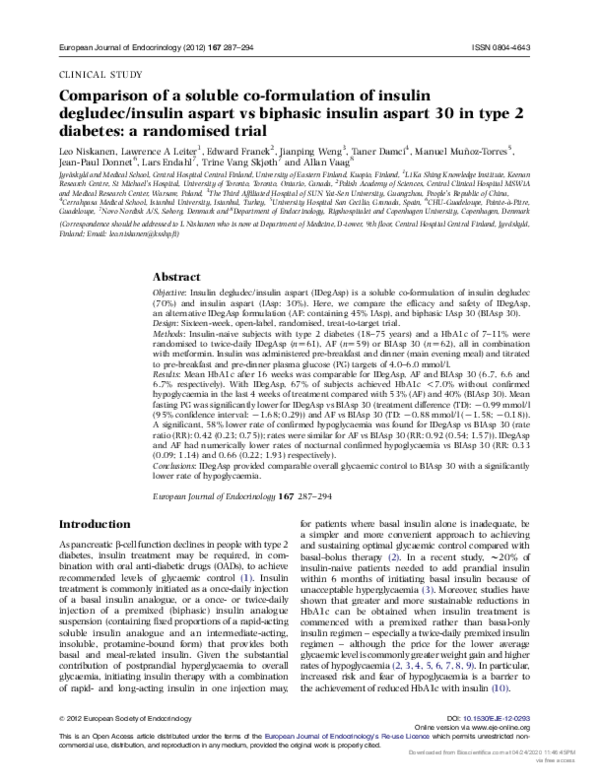 (PDF) Comparison of a soluble co-formulation of insulin degludec ...