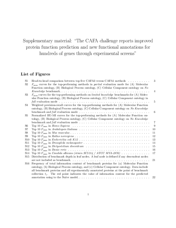(PDF) MOESM1 of The CAFA challenge reports improved protein function prediction and new ...
