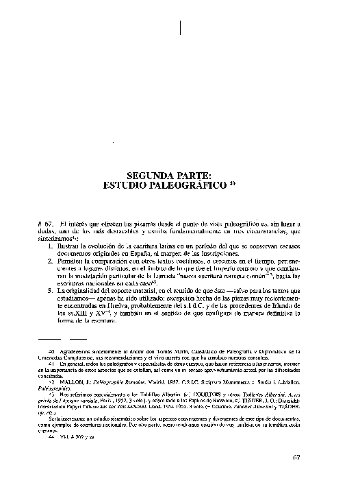 (PDF) Las Pizarras Visigóticas: Estudio Paleogràfico