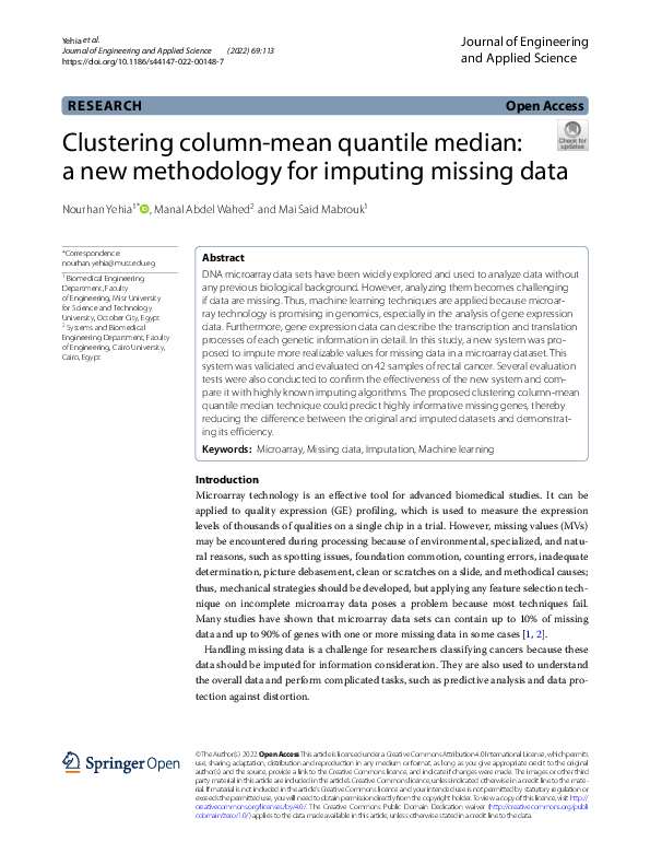 (PDF) Clustering column-mean quantile median: a new methodology for ...