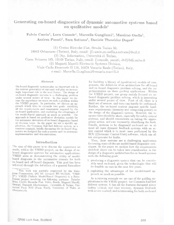 (PDF) Generating on-board diagnostics of dynamic automotive systems ...