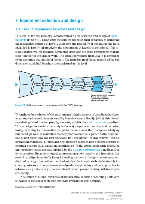 (PDF) Product-Driven Process Design : From Molecule to Enterprise