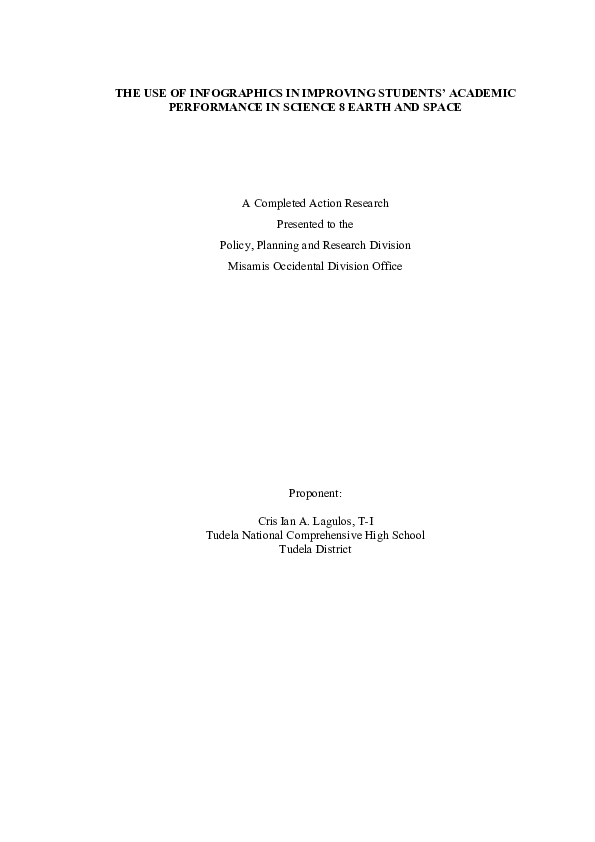 (PDF) The Use of Infographics in Improving Academic Performance in ...