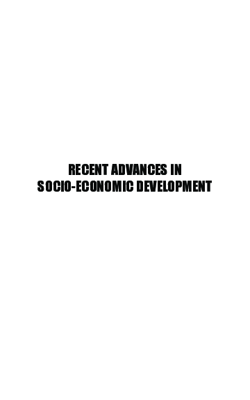 (PDF) Recent Advances in Socio-economic book (1)