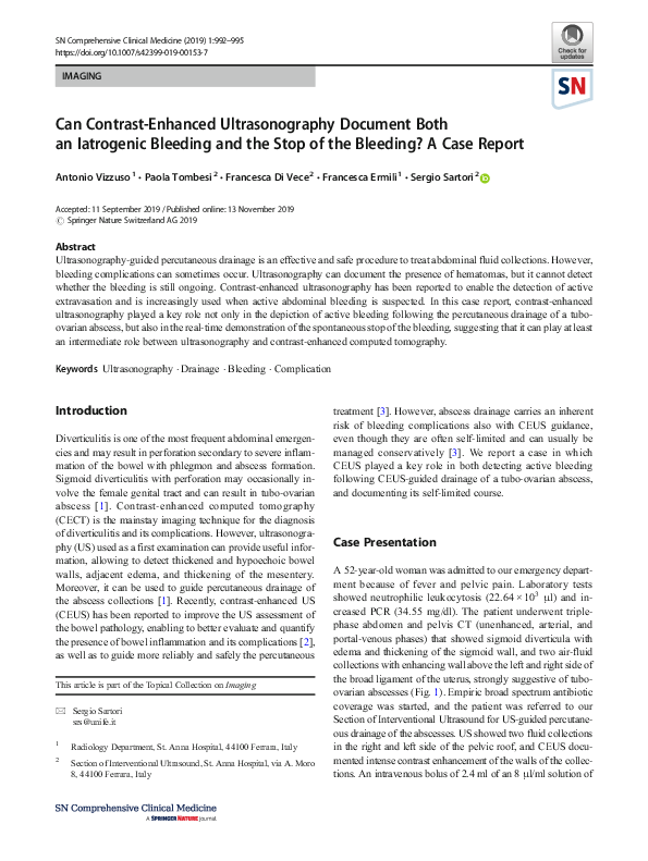 (PDF) Contrast-enhanced ultrasonography revealed active thoracic bleeding
