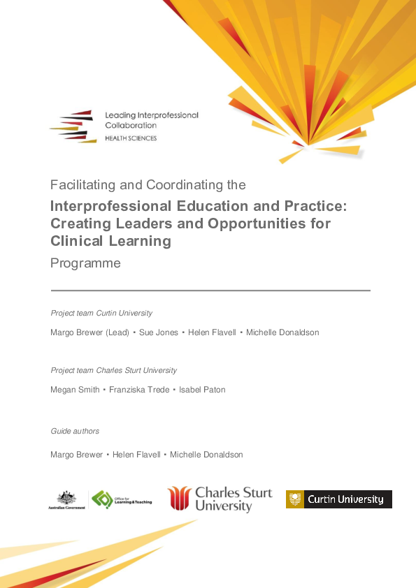 (PDF) Interprofessional education and practice