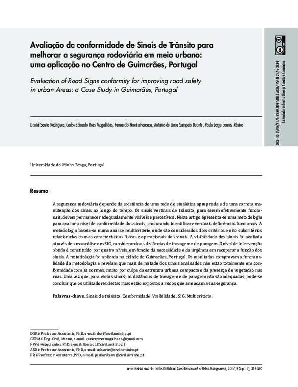 (PDF) Evaluation of Road Signs conformity for improving road safety in ...