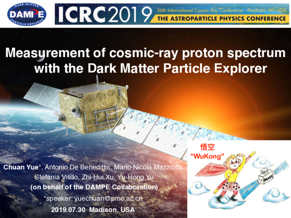 (PDF) Measurement of cosmic ray proton spectrum with the Dark Matter ...