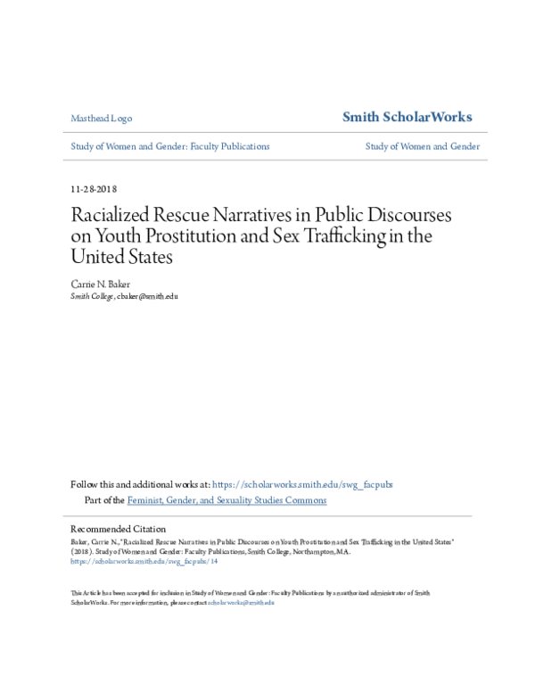 (PDF) Racialized Rescue Narratives in Public Discourses on Youth ...