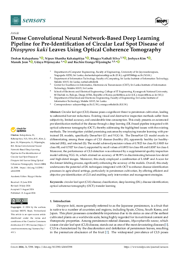 (PDF) Dense Convolutional Neural Network-Based Deep Learning Pipeline for Pre-Identification of ...
