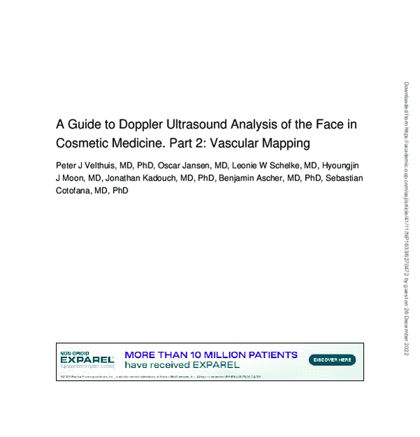 (PDF) A Guide to Doppler Ultrasound Analysis of the Face in Cosmetic ...