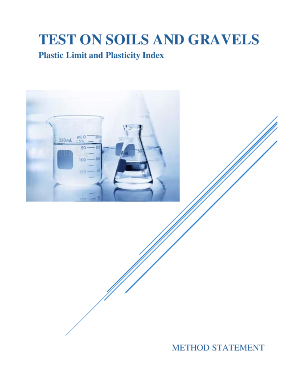 (PDF) Plastic Limit and Plasticity Index (Test on Soils and Gravel)