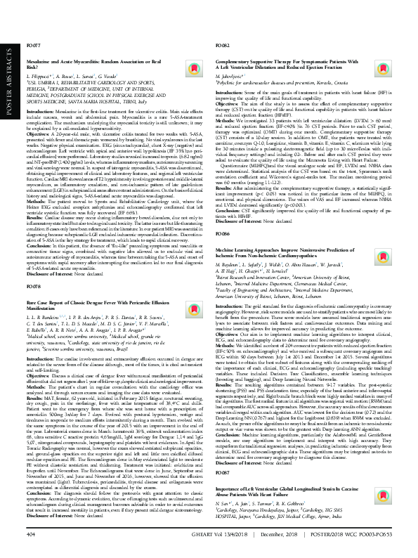 (PDF) PO078 Rare Case Report of Classic Dengue Fever With Pericardic ...