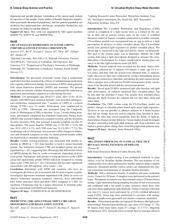 Pdf 0641 Predicting Circadian Phase Shift Circadian Monitoring And Regulation System
