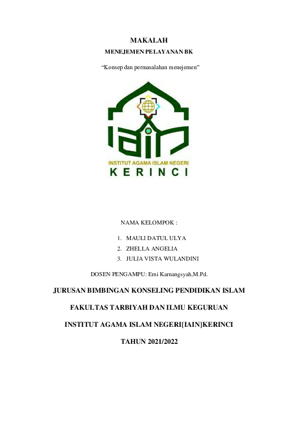 (PDF) MAKALAH BUK EMI